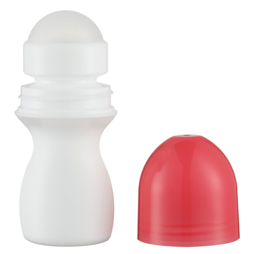 Red Cap Deodorant Container Empty 30ml Plastic Roll On Perfume Bottle ...